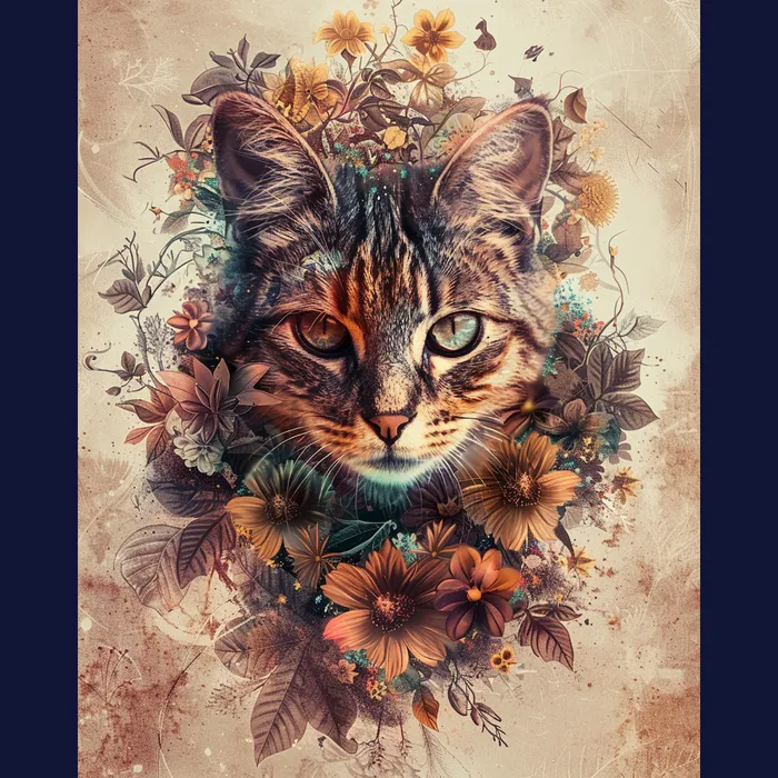Symmetrical Floral Animal Portrait Midjourney Prompt - promptsideas.com Symmetrical Floral Animal Portrait Midjourney Prompt - promptsideas.com