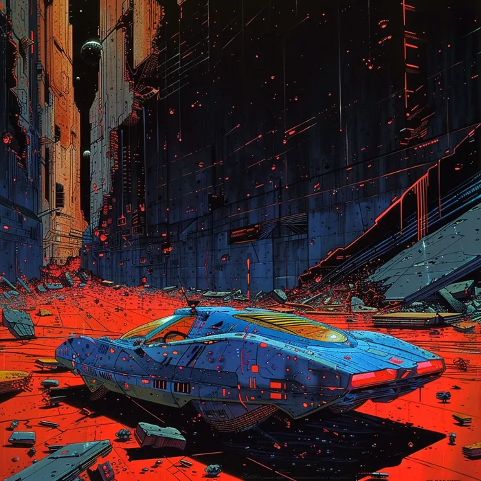 Futuristic Sci Fi Comic Art Midjourney Prompt - promptsideas.com Futuristic Sci Fi Comic Art Midjourney Prompt - promptsideas.com