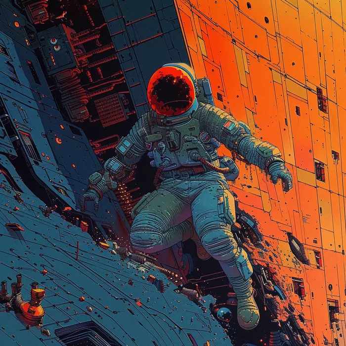 Futuristic Sci Fi Comic Art Midjourney Prompt - promptsideas.com Futuristic Sci Fi Comic Art Midjourney Prompt - promptsideas.com