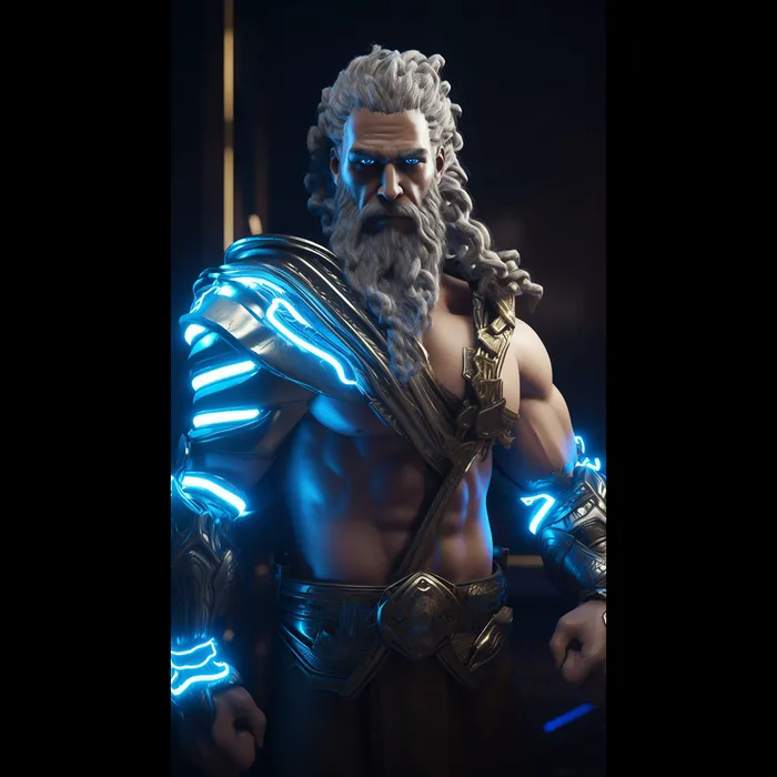 Cyberpunk Greek Gods Midjourney Prompt - promptsideas.com Cyberpunk Greek Gods Midjourney Prompt - promptsideas.com