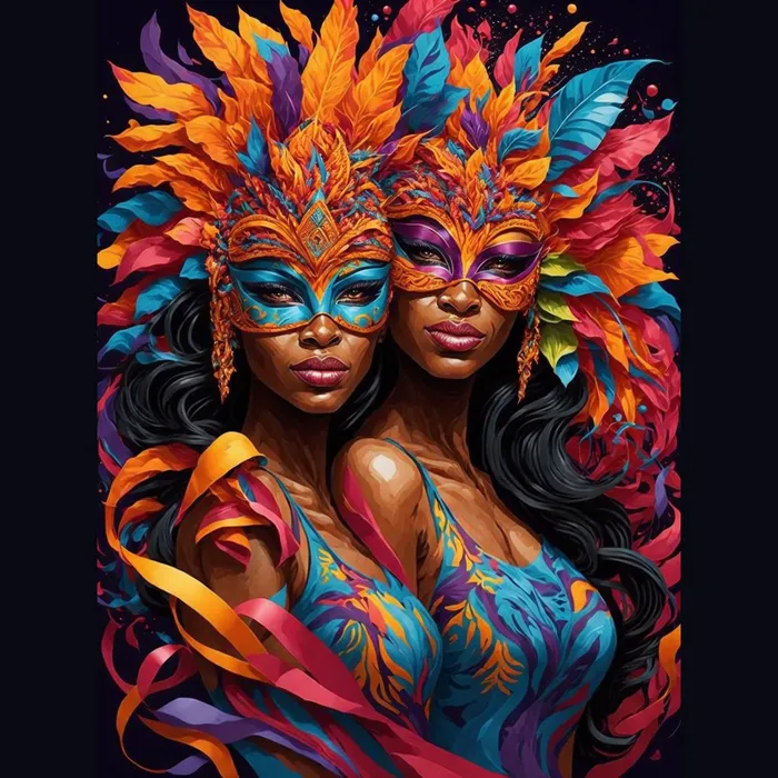 Trinidad Carnival T-Shirt Design Generator Leonardo Prompt ... Trinidad Carnival T-Shirt Design Generator Leonardo Prompt ...