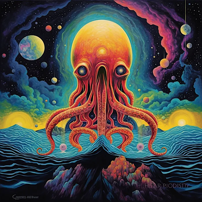 Psychedelic surrealism Midjourney Prompt - promptsideas.com Psychedelic surrealism Midjourney Prompt - promptsideas.com