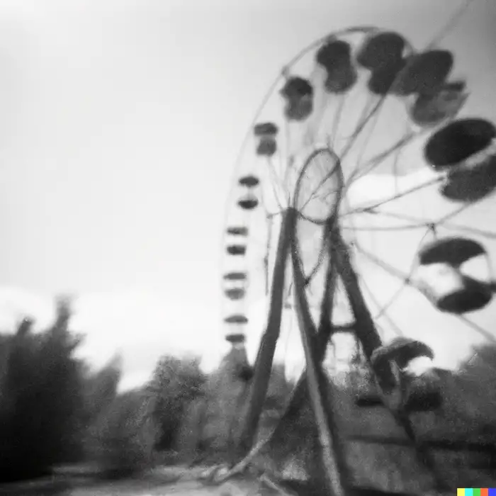An Old Pinhole Capture of Chernobyl's Ferris Wheel Dalle Prompt ... An Old Pinhole Capture of Chernobyl's Ferris Wheel Dalle Prompt ...