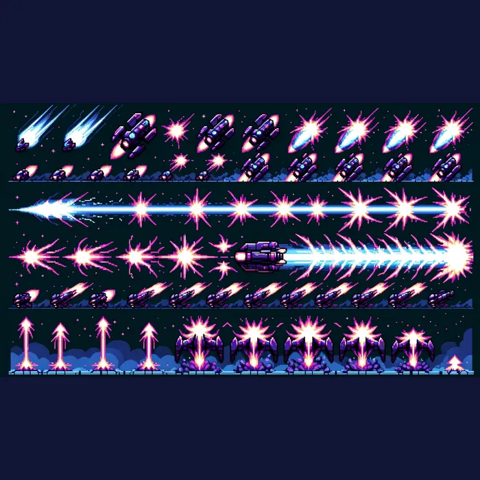 Pixel Game Dynamic Effects Animations Dalle Prompt - promptsideas.com Pixel Game Dynamic Effects Animations Dalle Prompt - promptsideas.com