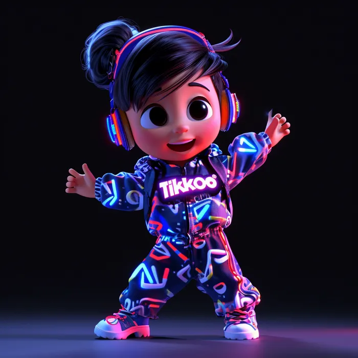 A 3d Tiktok Character Midjourney Prompt